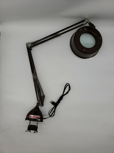 Working Vintage Dayton Industrial Articulating Magnifying Glass Hang ...