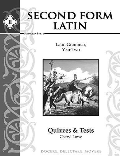 Second Form Latin, Quizzes and Tests - Paperback By Cheryl Lowe - GOOD ...
