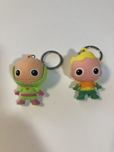 2 Monogram DC COMICS Figural Keyrings ~ Lex Luther + Aquaman - OOP ...