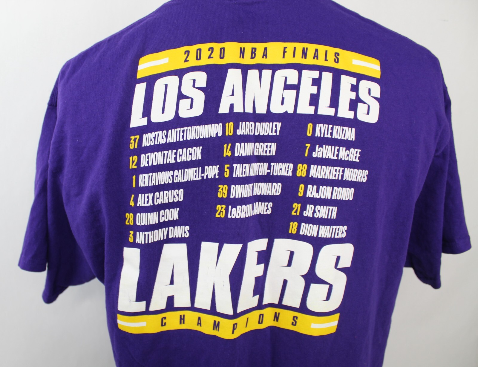 Los Angeles Lakers Purple 2020 NBA Championship Tshir… - Gem