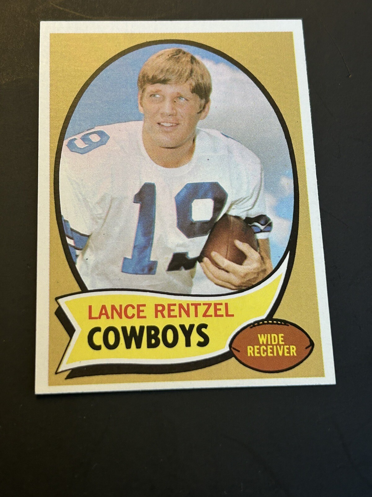 1970 Topps Football #113 Lance Rentzel EX+ Dallas Cowboys Oklahoma Set ...