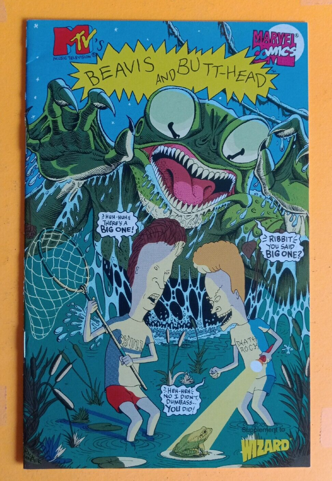 Beavis and Butt-Head Mini Comic Wizard Insert Marvel Comics Based on ...