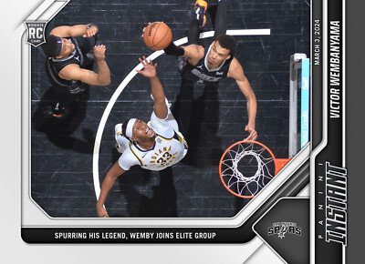 VICTOR WEMBANYAMA RC - 2023-24 PANINI INSTANT NBA #394 SAN ANTONIO ...