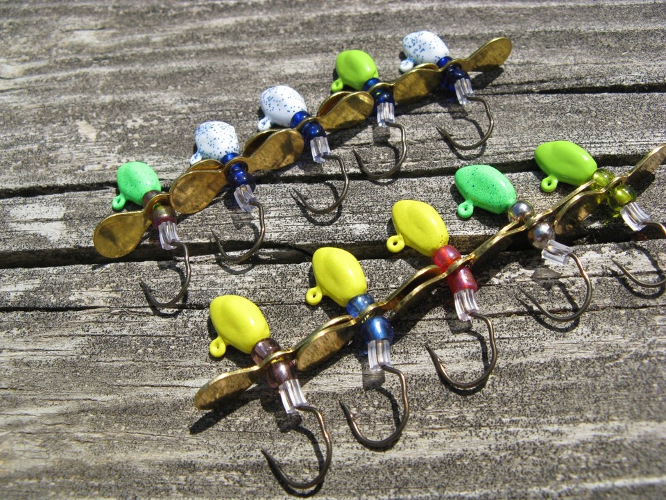 Assorted Color Slow Death Whistler Vertical Fishing Jig Lot of 10 TB301 ...