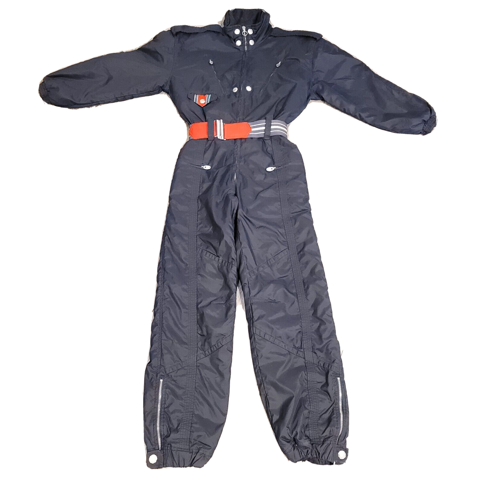 VTG 90s Full Ski Suit BELFE & BELFE Size 46 One Piece Italian Snow ...
