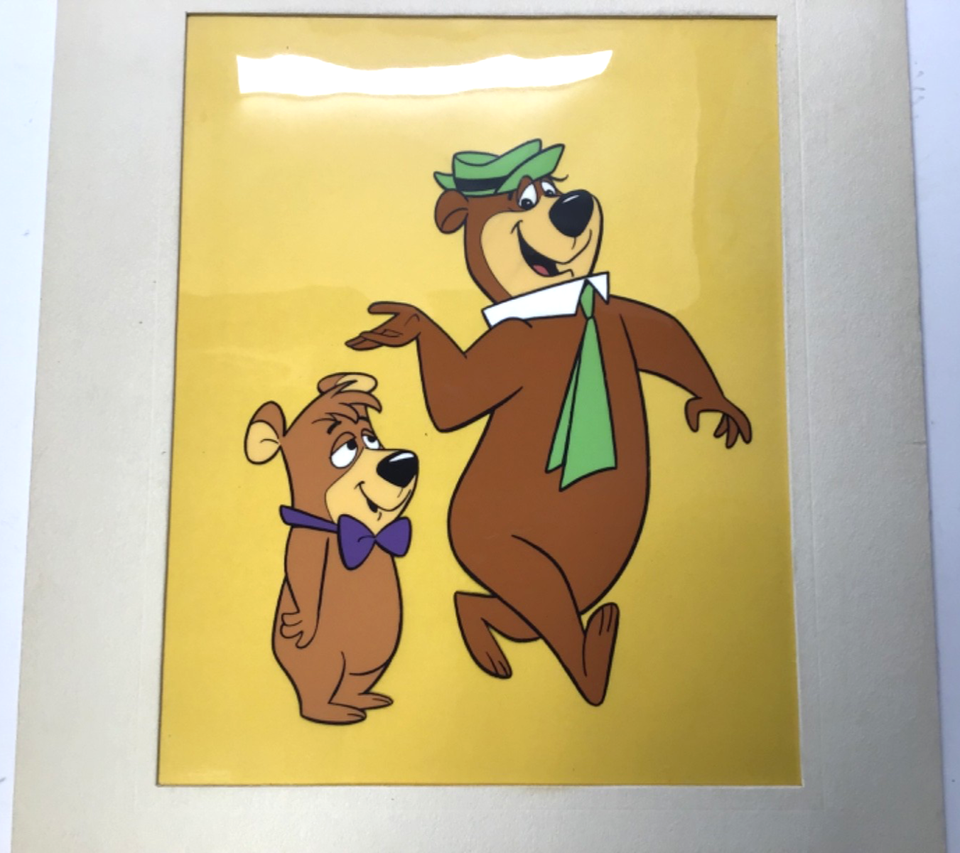 YOGI BEAR & BOO BOO CARTOON PRINT - 10-3/4" X 13-3/4" HANNA BARBERA | eBay