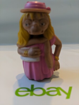 Vintage Rare E. T. The Extra Terrestrial dressed as a girl PVC mini ...