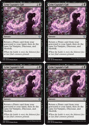 MTG - 4x GRIM CAPTAIN'S CALL - Ixalan (U) | eBay