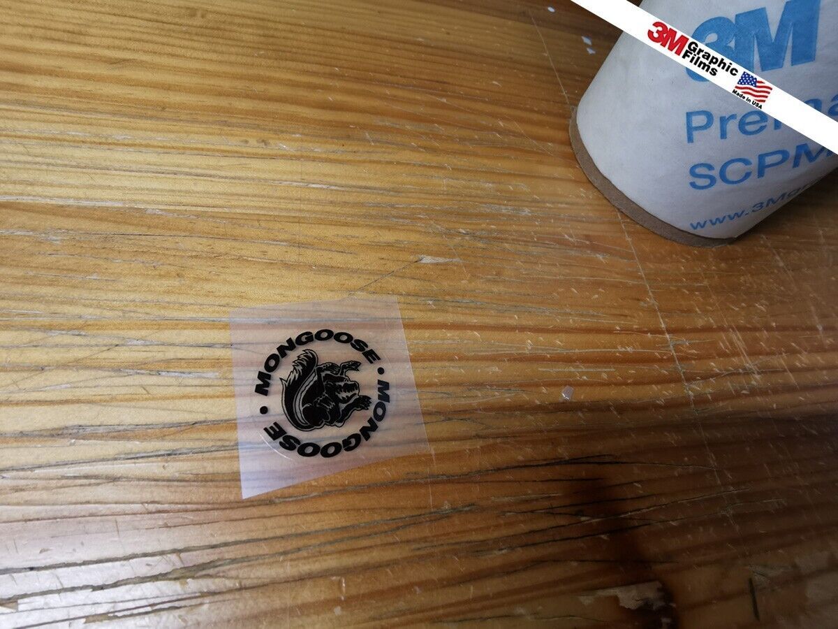 Mongoose logo mtb frame decal X1 sticker vinyl adesivi autocollant ステッ ...