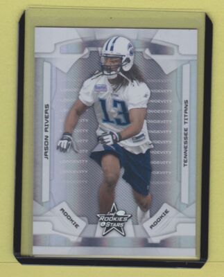 2008 Leaf Rookies & Stars Longevity Holofoil Jason Rivers #57/99 Titans ...