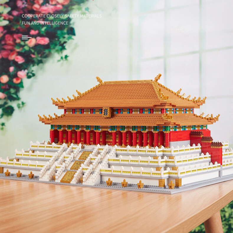 City Skyline Building Set - DIY Architecture Model Kit, Diamond Blocks ...