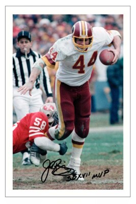 JOHN RIGGINS Signed Autograph PHOTO Signature Print WASHINGTON REDSKINS ...