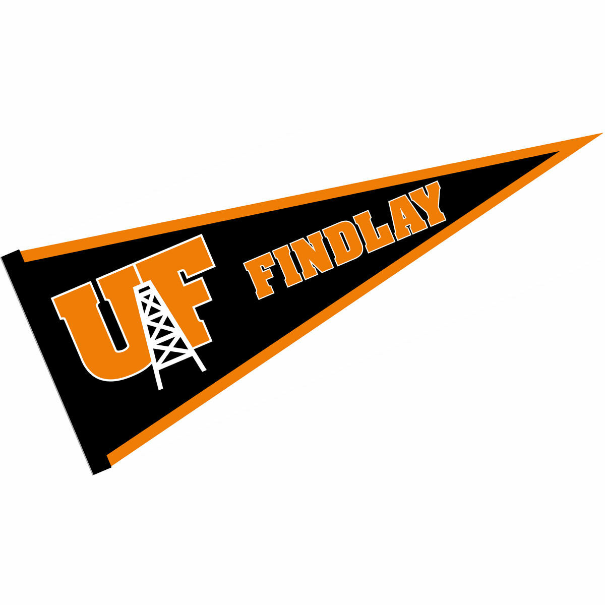Findlay University Logo Univ Of Findlay Oilers Stacked Two Color
