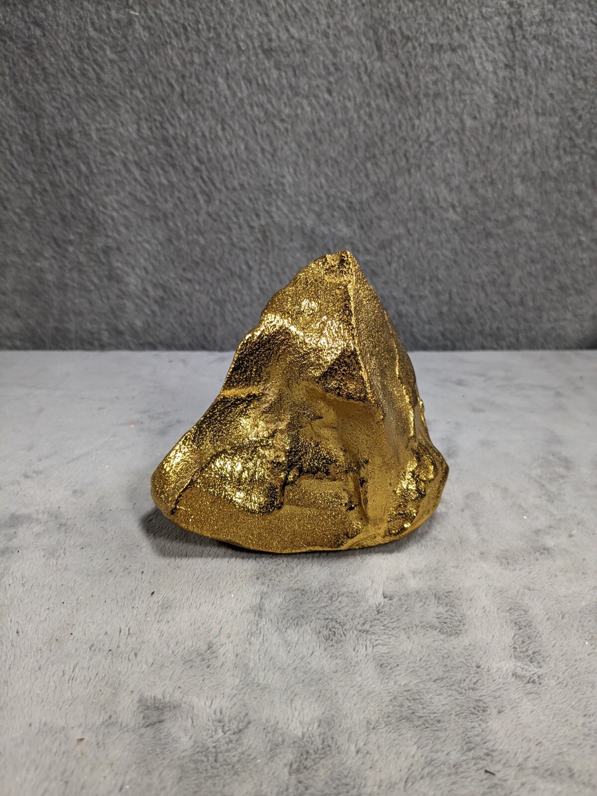 Heavy Metal Gold Rock 5” Shelf Decor Or Paper Weight Chunk Of Gold | eBay