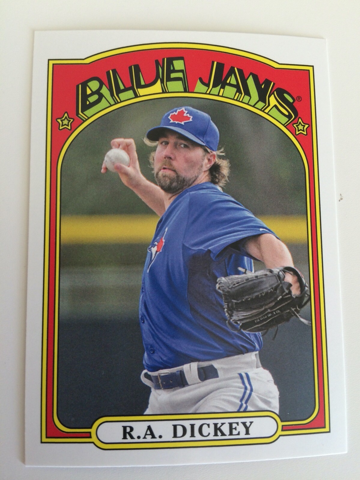 2013 Topps 1972 Mini R.A. Dickey Blue Jays TM78 Low Shipping! | eBay