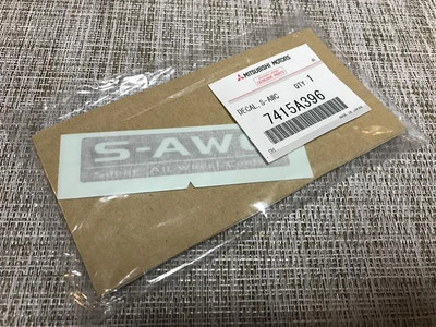 Mitsubishi Genuine OEM OUTLANDER PHEV GG Decal Sticker Rear "S-AWC" | eBay