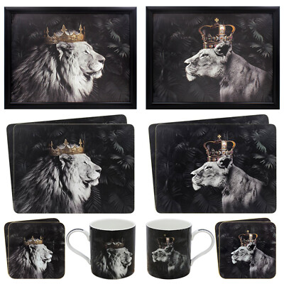 Lion Lap Tray Soft Padded Cushioned Bean Bag Laptray TV Dinner Laptop ...