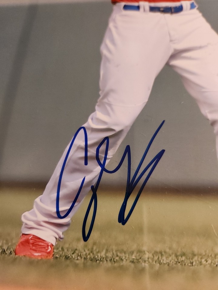 Corey Seager Signed 8x10 Texas Rangers Autograph | eBay