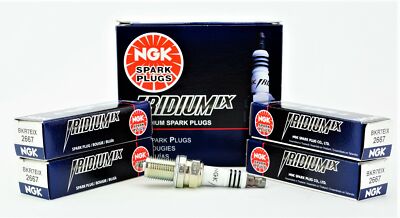 Set of 4 Genuine NGK 2667 Iridium IX Spark Plugs BKR7EIX | eBay