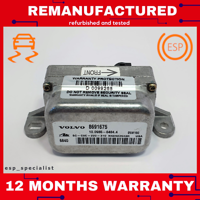 Volvo XC90 Esp Yaw Rate Sensor DSTC AYC sensor 8691675 , 31110063 | eBay