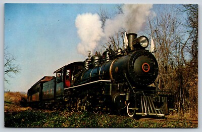 East Broad Top RR Engine 12 Passenger Train Postcard Narrow Gauge ...