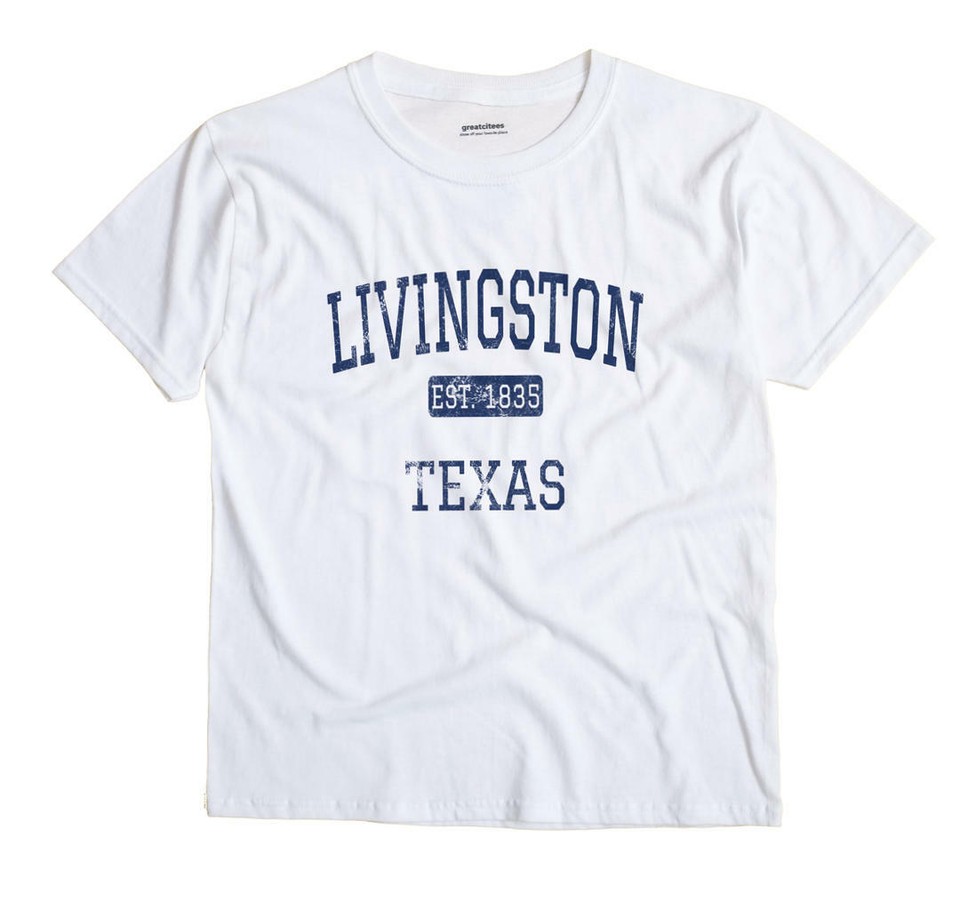 Livingston Texas TX T-Shirt EST | eBay