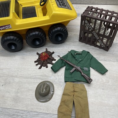 VINTAGE 1964 GI JOE*WHITE TIGER HUNT w/ATV - HASBRO ‘64-‘76 AMPHICAT | eBay