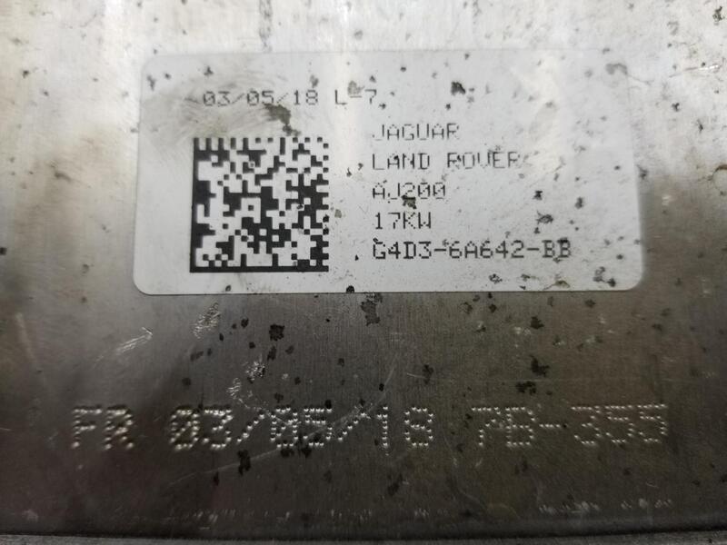 LR075630 oil radiator for LAND ROVER RANGE VELAR 2.0 2017 G4D36A642BB ...