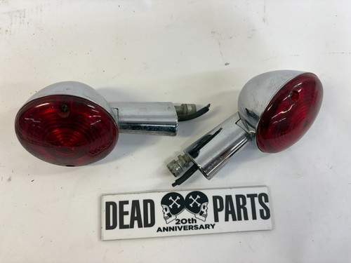 Harley stock rear turn signals directionals w/ standoffs Softail | eBay