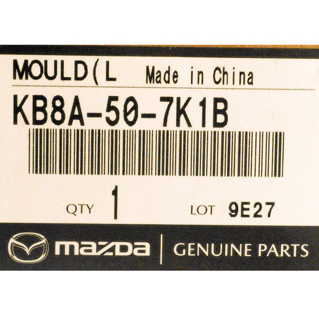 Premium Fit Front Lower Driver Grille Molding Fits Mazda KB8A507K1B for ...