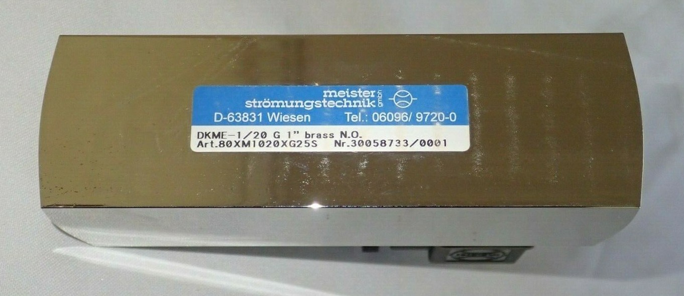 MEISTER DKME-1 /20 SERIES 80XM1020XG25S 30058733/0001 SG30X70 FLOW ...