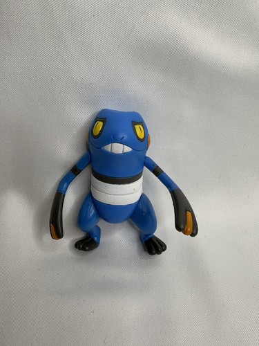 Vintage Pokemon Figure Jakks Pacific Cake Topper Nintendo CROAGUNK 2.75 ...