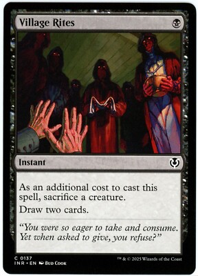 Village Rites 0137 - Innistrad Remastered - MTG - NM/M | eBay