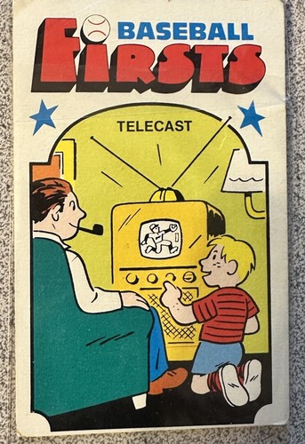 Fleer Laughlin Baseball First Card First Telecast 1939 | eBay