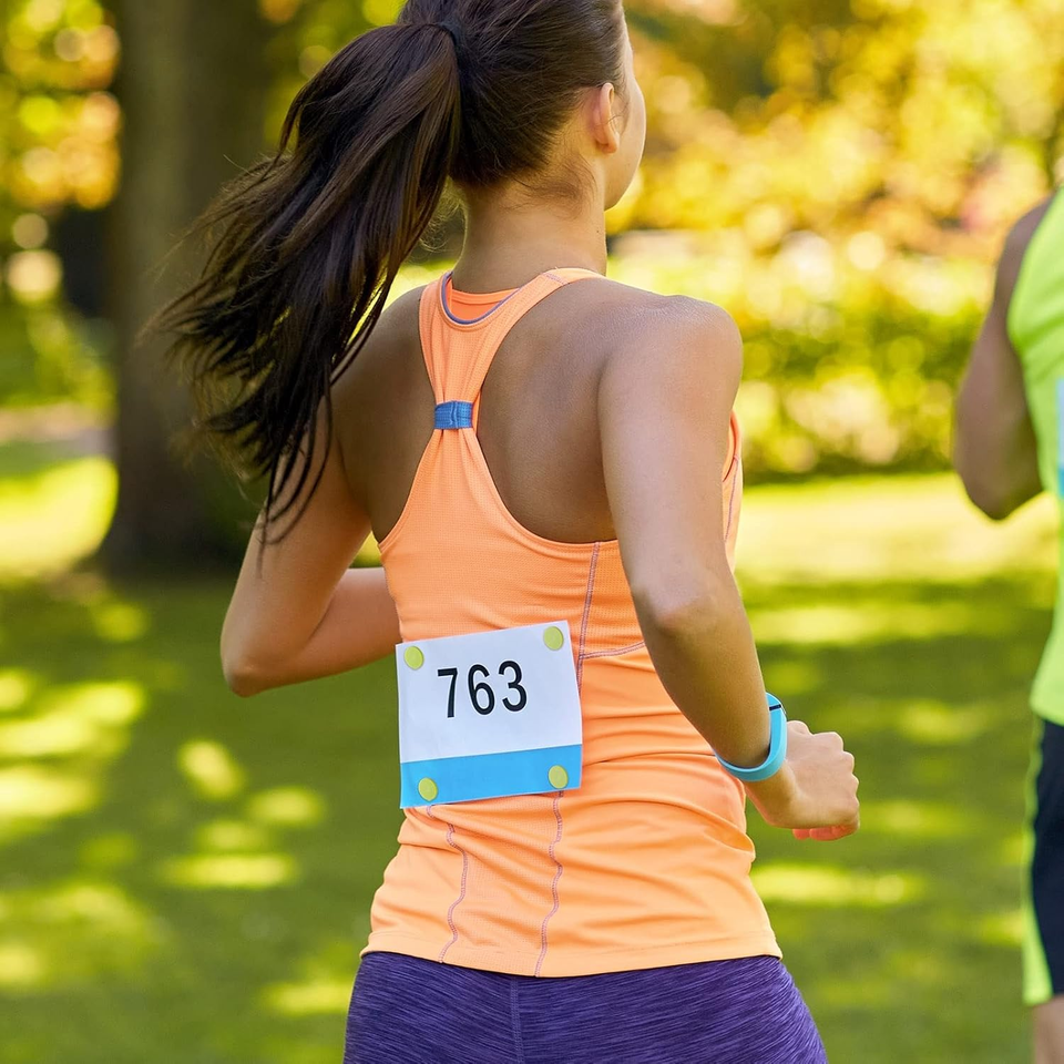 Running Bib Clips – Race Number Fasteners for Marathon, Triathlon ...