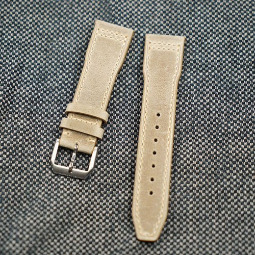 20 21 22mm Brown Crazy Horse Leather Pin Buckle Strap Fits IWC Pilot ...