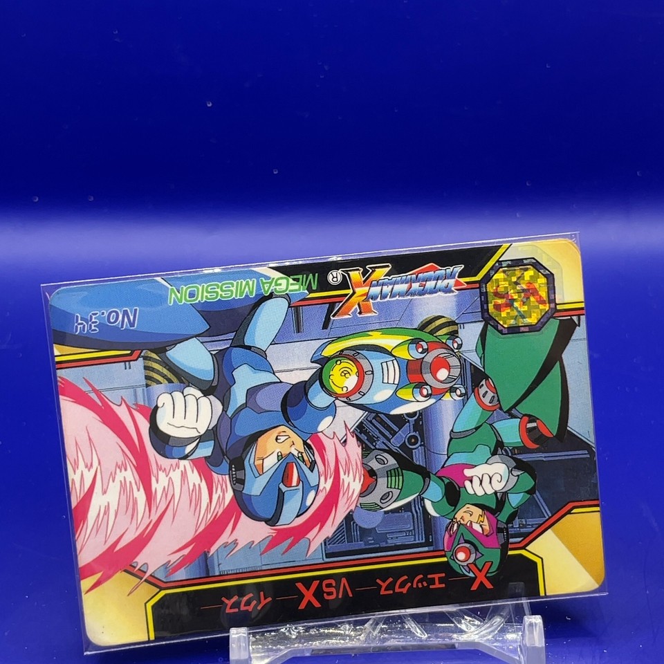 X vs iX - Mega Man X Rock Man CG Capcom 1995 Japan #001 | eBay
