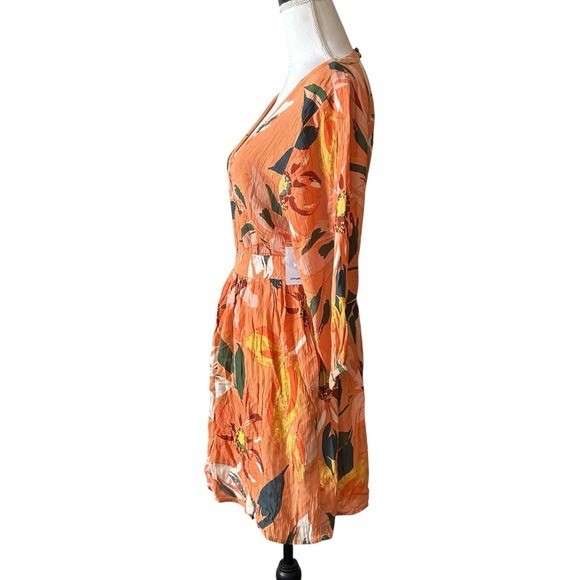O’NEIL James Dress Long Sleeve Floral Fit & Flare Mini SZ Small in ...