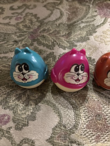 4 Pc Vintage 1970’s Weebles Cats Weeble Wobble Rare !! | eBay