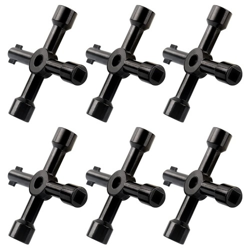 6pcs Electrical Cabinet Key,4 Way Utilities Key, Panel/Square/Triangle ...