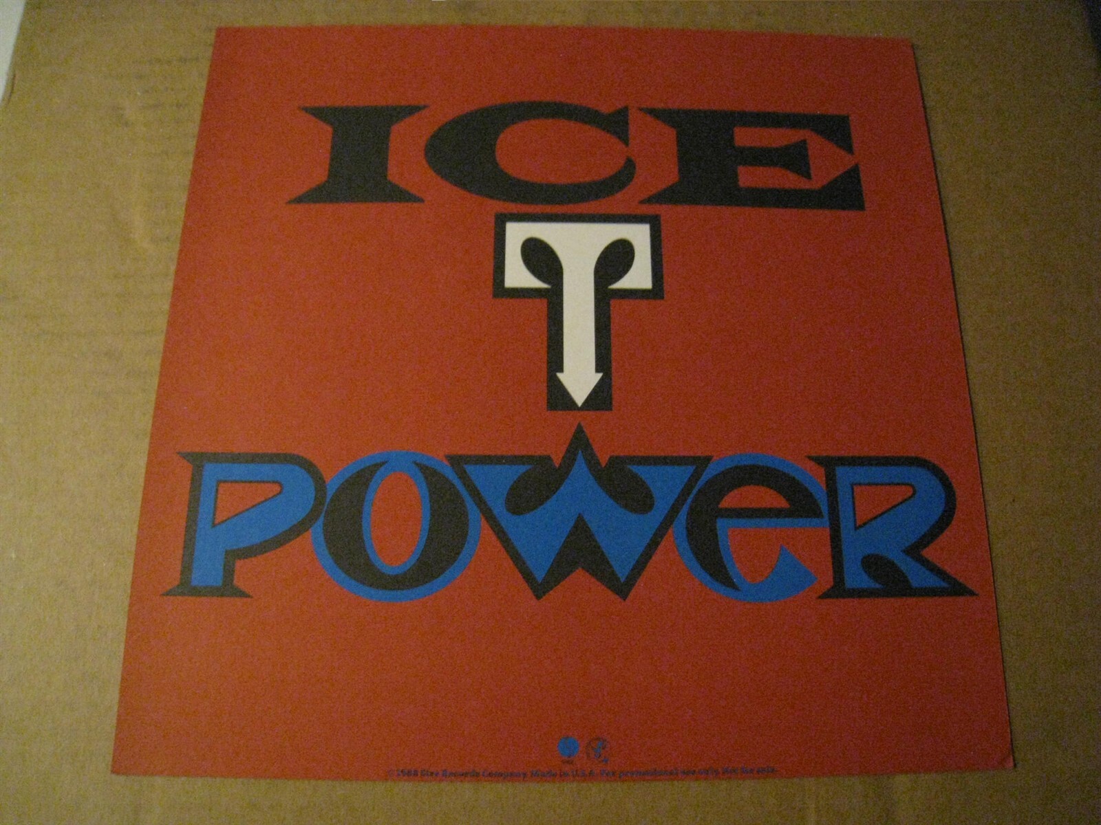 Ice-T Poster Ice t Icet Flat Power Two 2 Sided | eBay