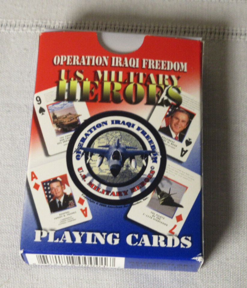 U.S. Military Heroes Operation Iraqi Freedom Playing Cards | eBay