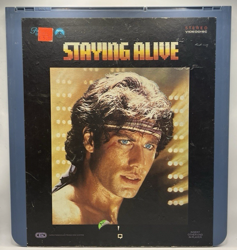 Vintage 1983 Staying Alive John Travolta Movie CED RCA SelectaVision ...