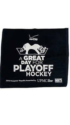 Pittsburgh Penguins Black Rally Towel 2015 NHL PLAYOFFS BLACK OUT SGA ...