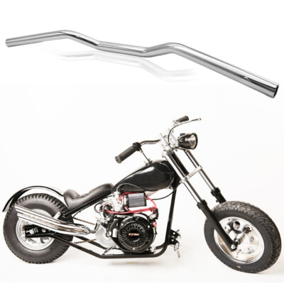 Chrome Motorcycle 25mm Handlebars Drag Bars For Mini Bike Bobber ...
