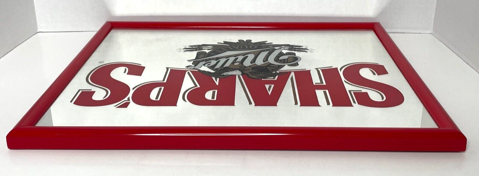 Vintage Miller Sharps Mirror Beer Bar Wall Sign Sharp's Lite High Life ...