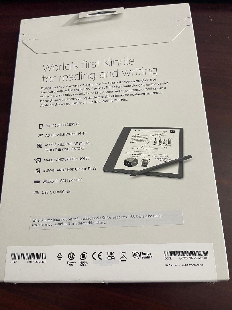 Brand NEW Amazon Kindle Scribe 16GB Wifi 10.2" e-Reader Basic Pen
