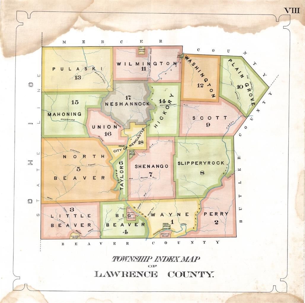 Lawrence County Map