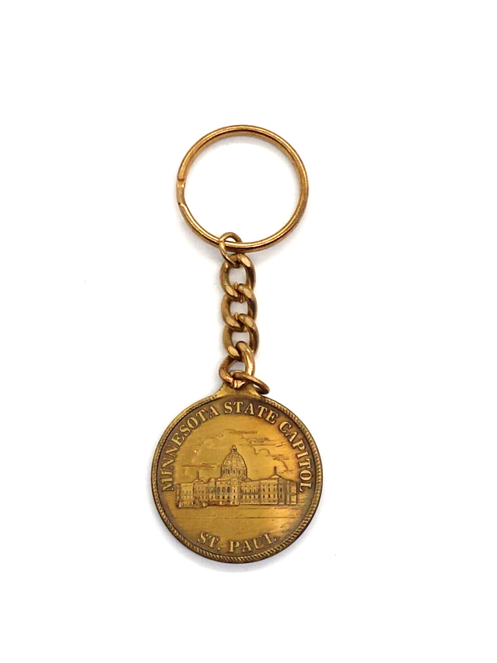 Vintage Great Seal Minnesota State Capital St. Paul Keyring Keychain | eBay