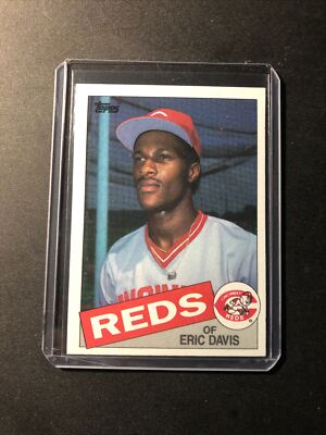 1985 Topps Eric Davis Rookie #627 Mint! Error Pink Dots Rare One Of A ...